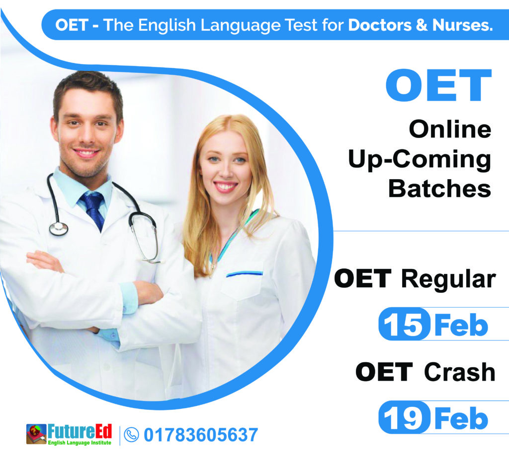 Upcoming OET Batches - FutureEd English